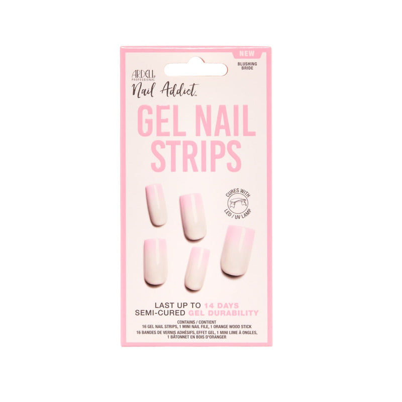 Nail Addict Gel Nail Strips – Blushing Bride | Soft Pink Gel Strips