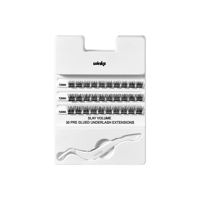 Winks Press-On Underlash Extensions Kit – Slay Volume | Pre-Glued Lashes